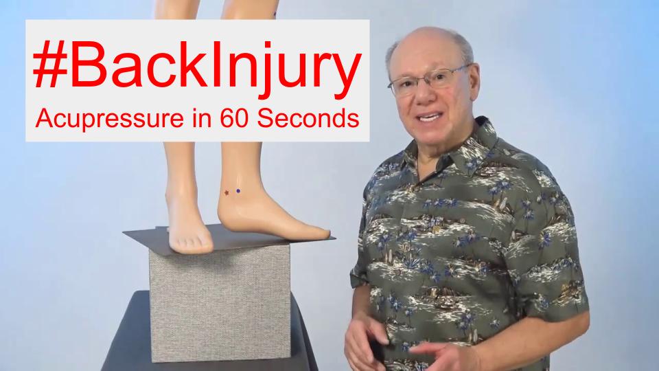 #BackInjury - Acupressure in 60 Seconds – Dr Baritz