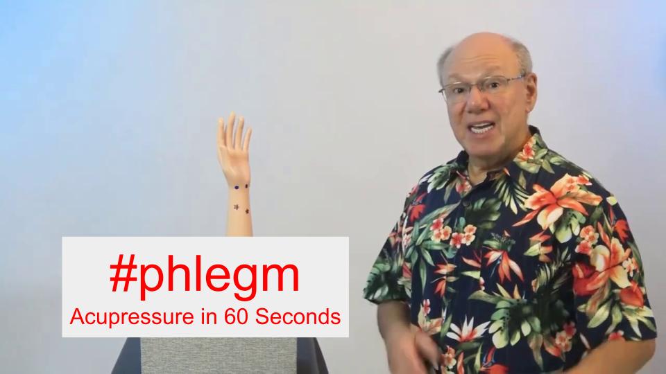 #phlegm - Acupressure in 60 Seconds – Dr Baritz