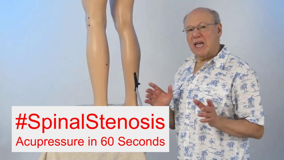 #SpinalStenosis - Acupressure in 60 Seconds – Dr Baritz