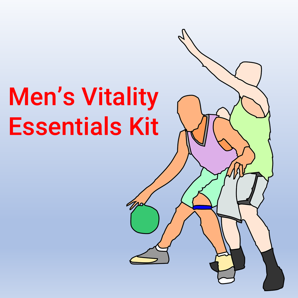 Men’s Vitality Essentials Kit by Dr. Baritz – Energy & Stamina Support – Dr Baritz